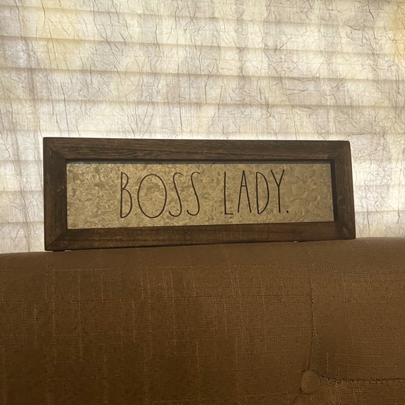 Rae Dunn | Accents | Rae Dunn Boss Lady Sign | Poshmark